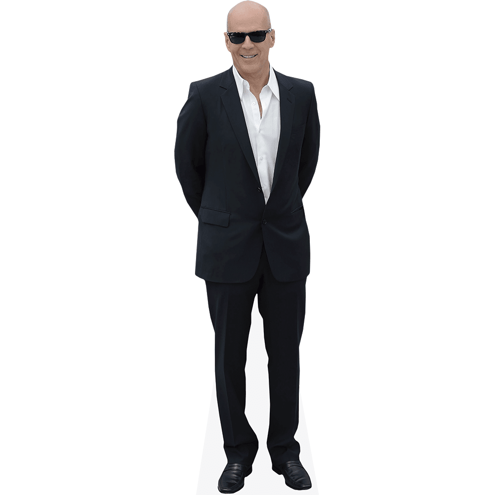 Bruce Willis (White Shirt) Lifesize Cardboard Cutout Standee - Walmart.com