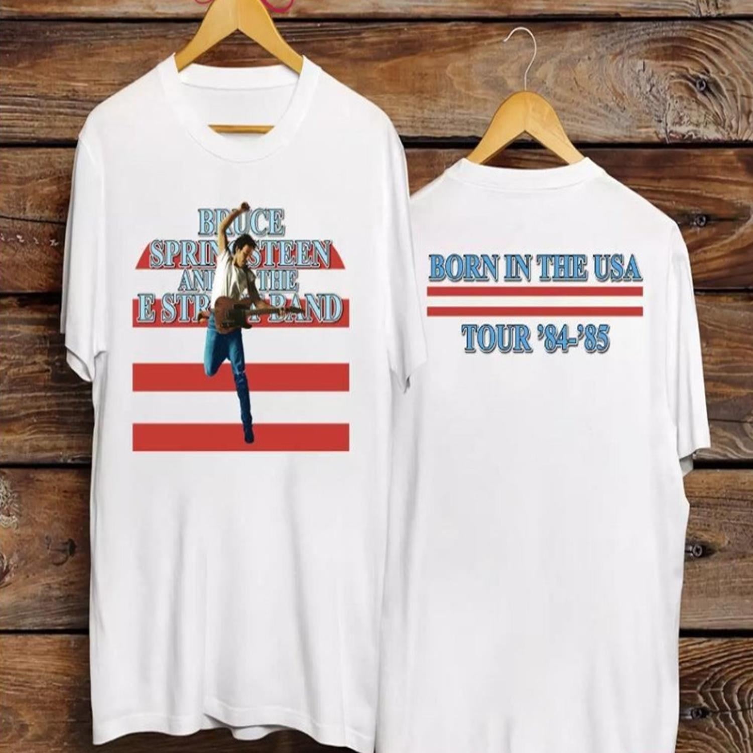 Brucee Springsteenn Born In The Usa World Tour 84 85 T-shirt Brucee ...
