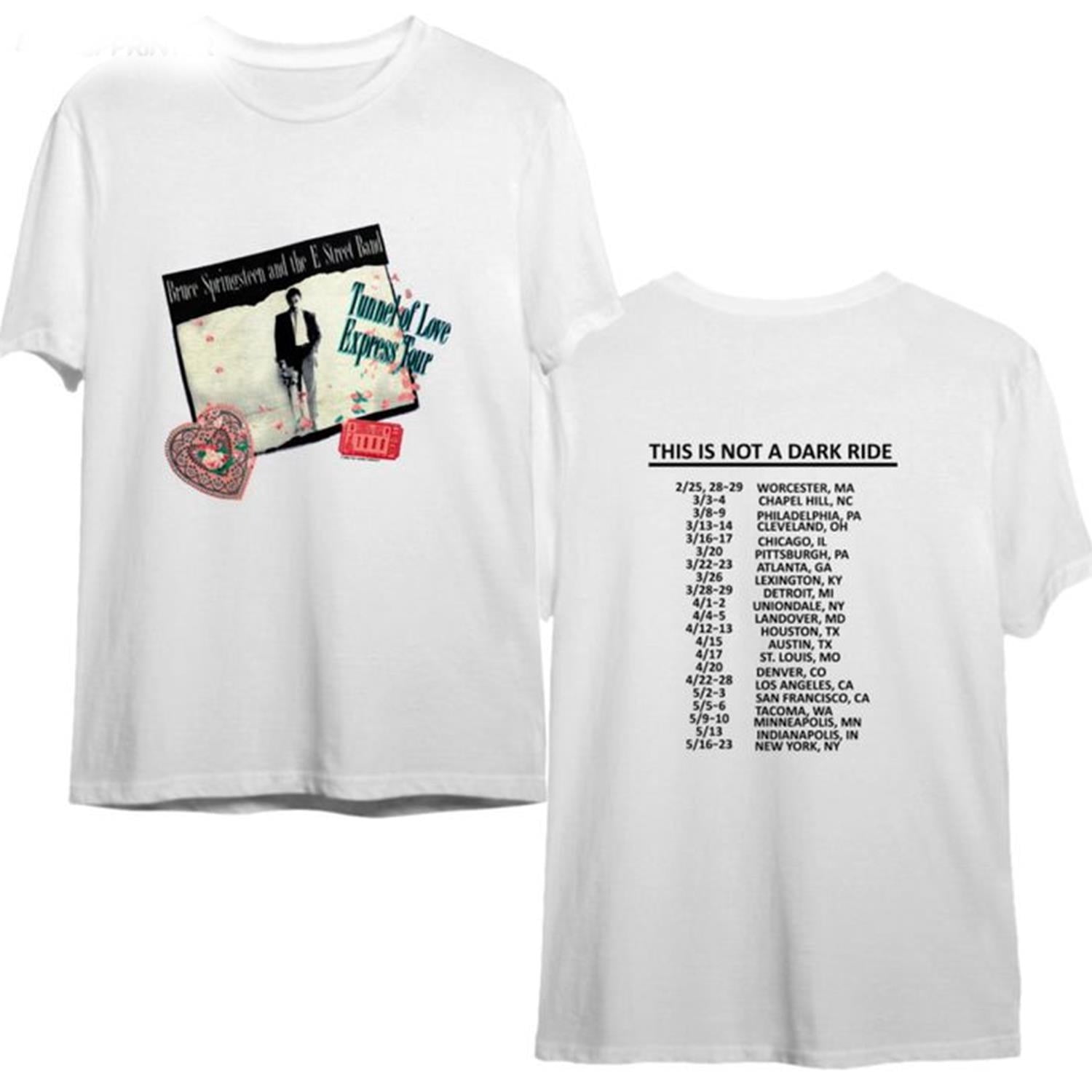 Brucee Springsteenn Tshirt, Bruce Springsteen Tour 1988 Shirt, Brucee ...