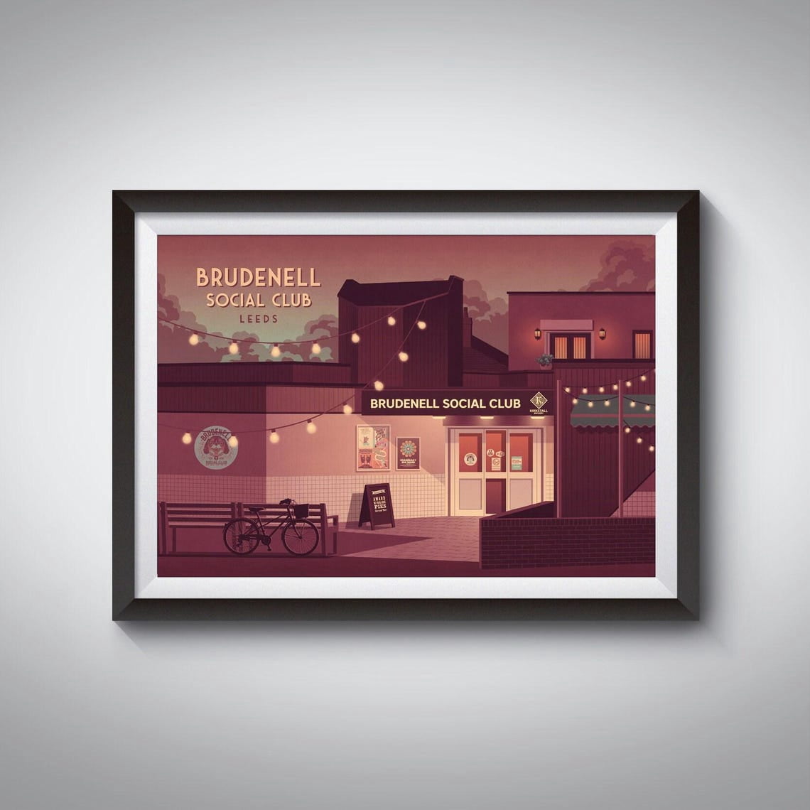 Brudenell Social Club Hyde Park Leeds Music Venue Decor Unframed Paper ...