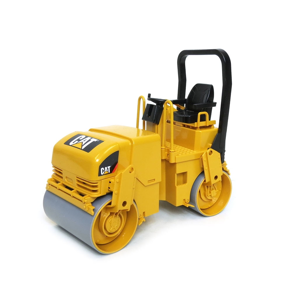 Bruder CAT Asphalt Drum Compactor - Realistic Construction Play ...