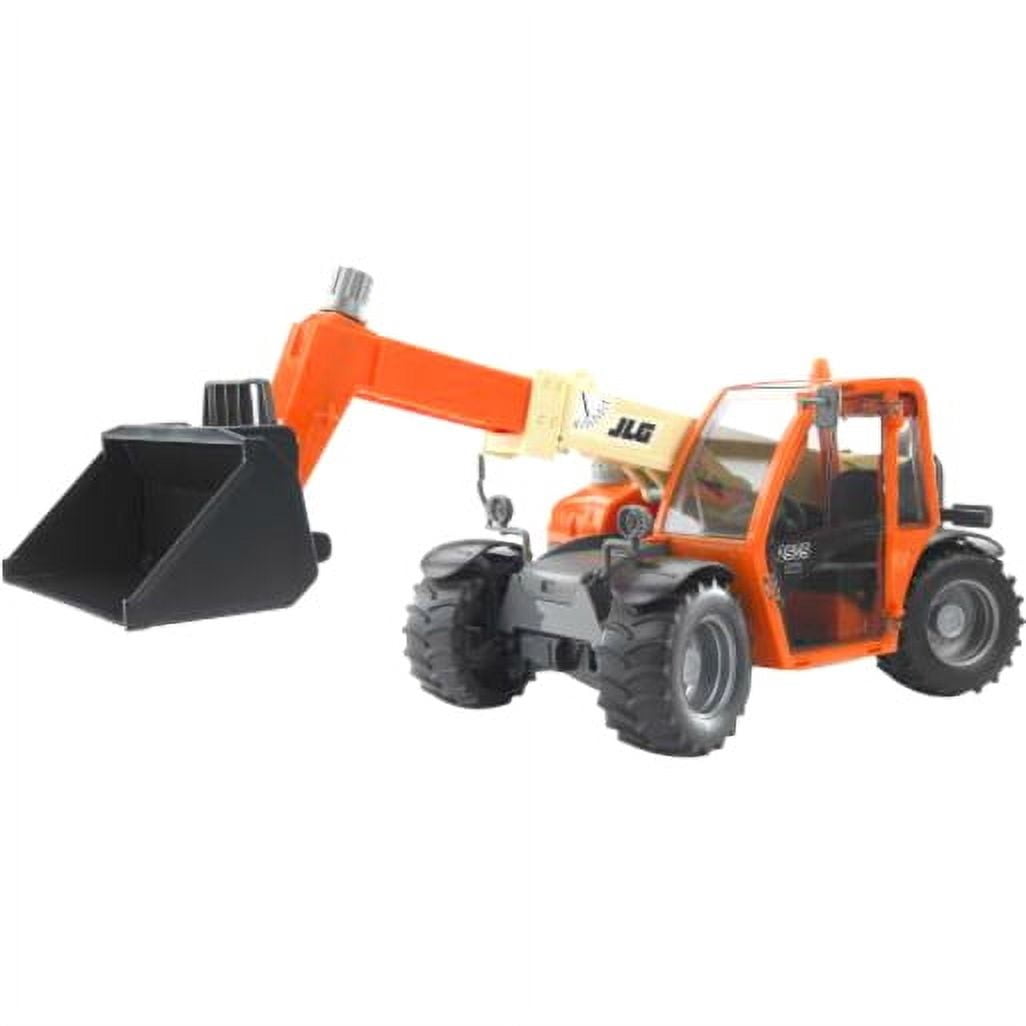 Bruder 02140 JLG 2505 Telehandler Toy with Adjustable Telescopic Arm ...