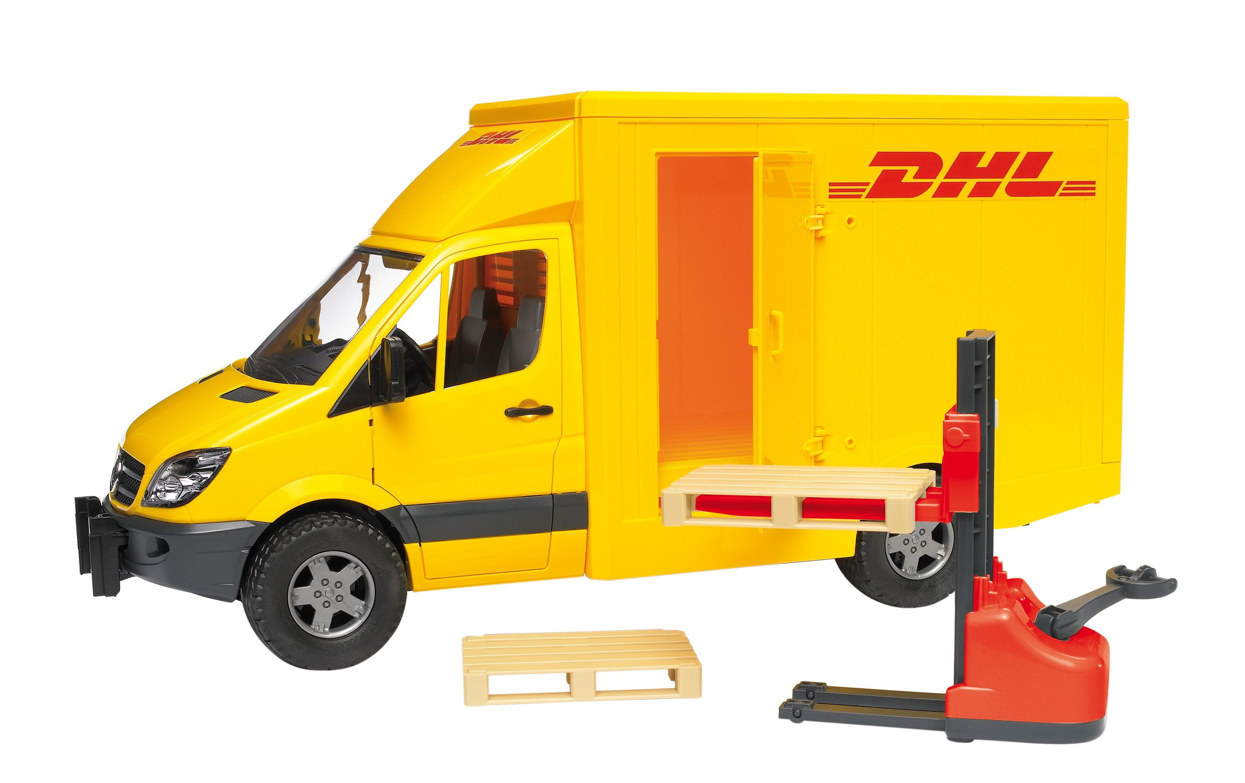 Mercedes Benz Sprinter DHL with Hand Pallet Truck and 2 Pallets ...