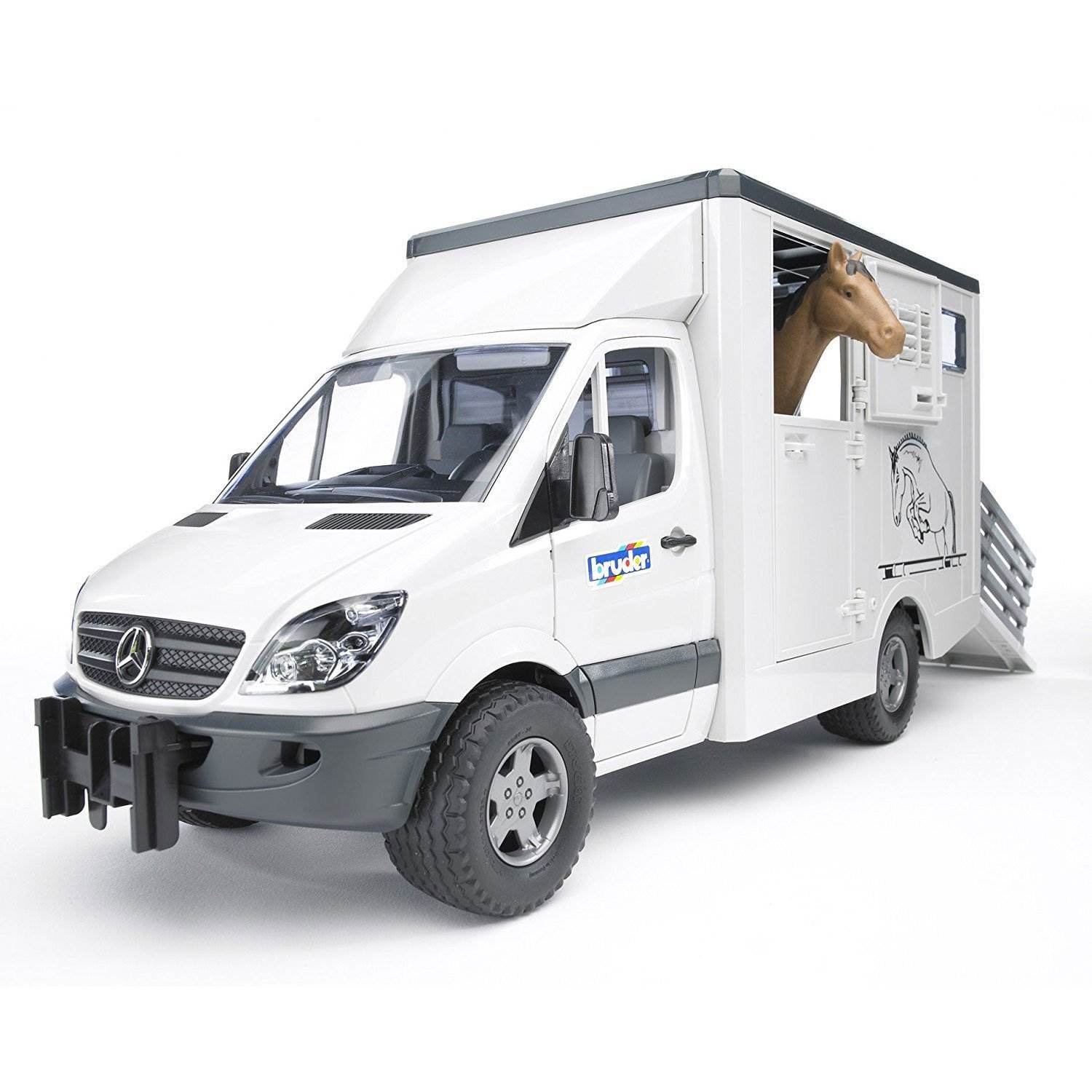 Bruder Toys Mercedes Benz Sprinter Plastic Animal Transporter with ...