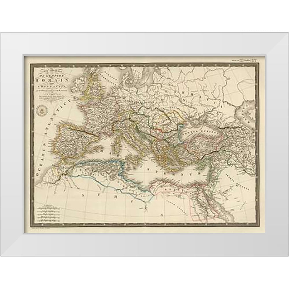Brue, Adrien Hubert 18x14 White Modern Wood Framed Museum Art Print ...