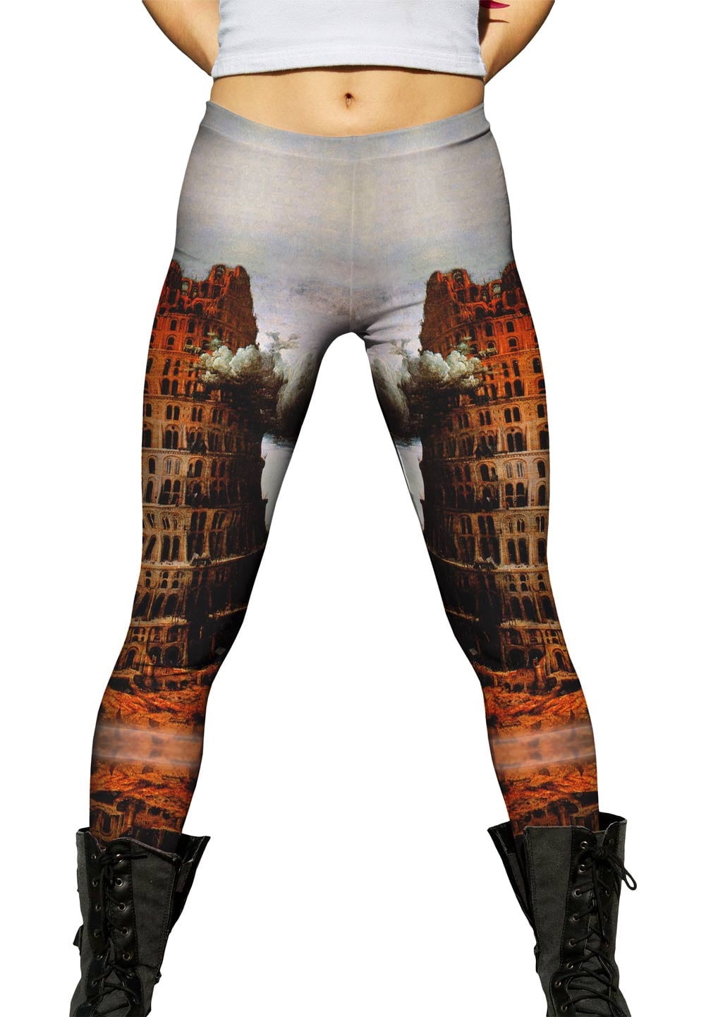 Bruegel Babel Tower 1563 Leggings - Walmart.com