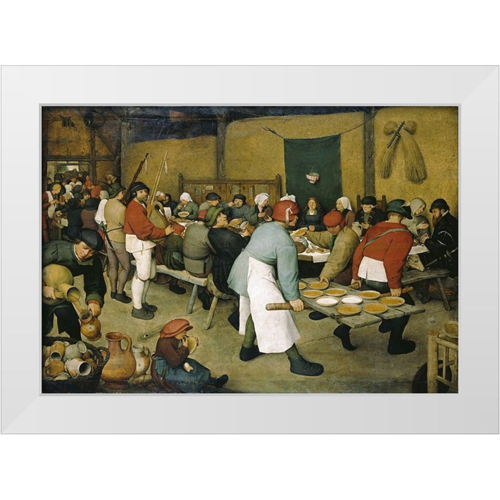 Bruegel the Elder, Pieter 14x11 White Modern Wood Framed Museum Art ...