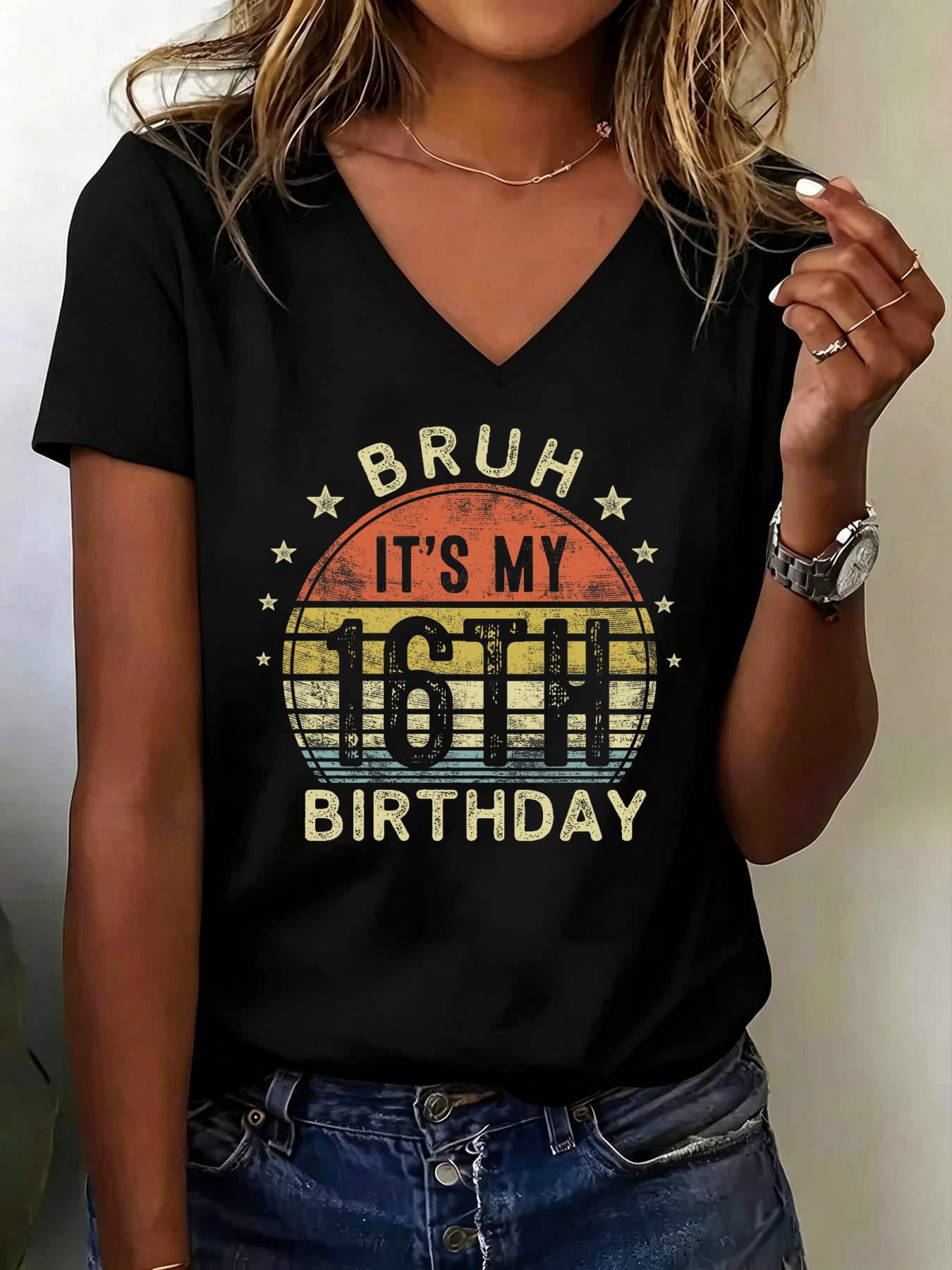 Bruh It's My 16th Birthday 16 Year Old Boy Sixteen Bday Premium Tri ...
