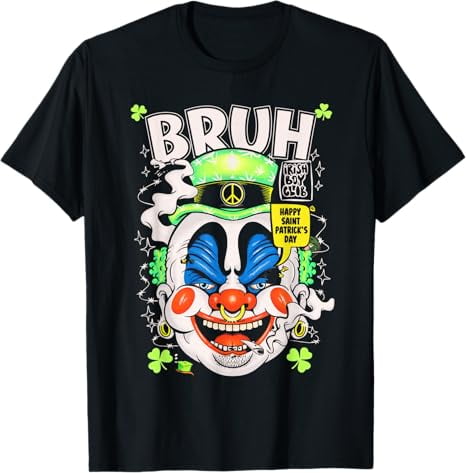Bruh 2025 Funny Saint Patrick’s Day Tee Patty Day Beer Hoodie, St ...