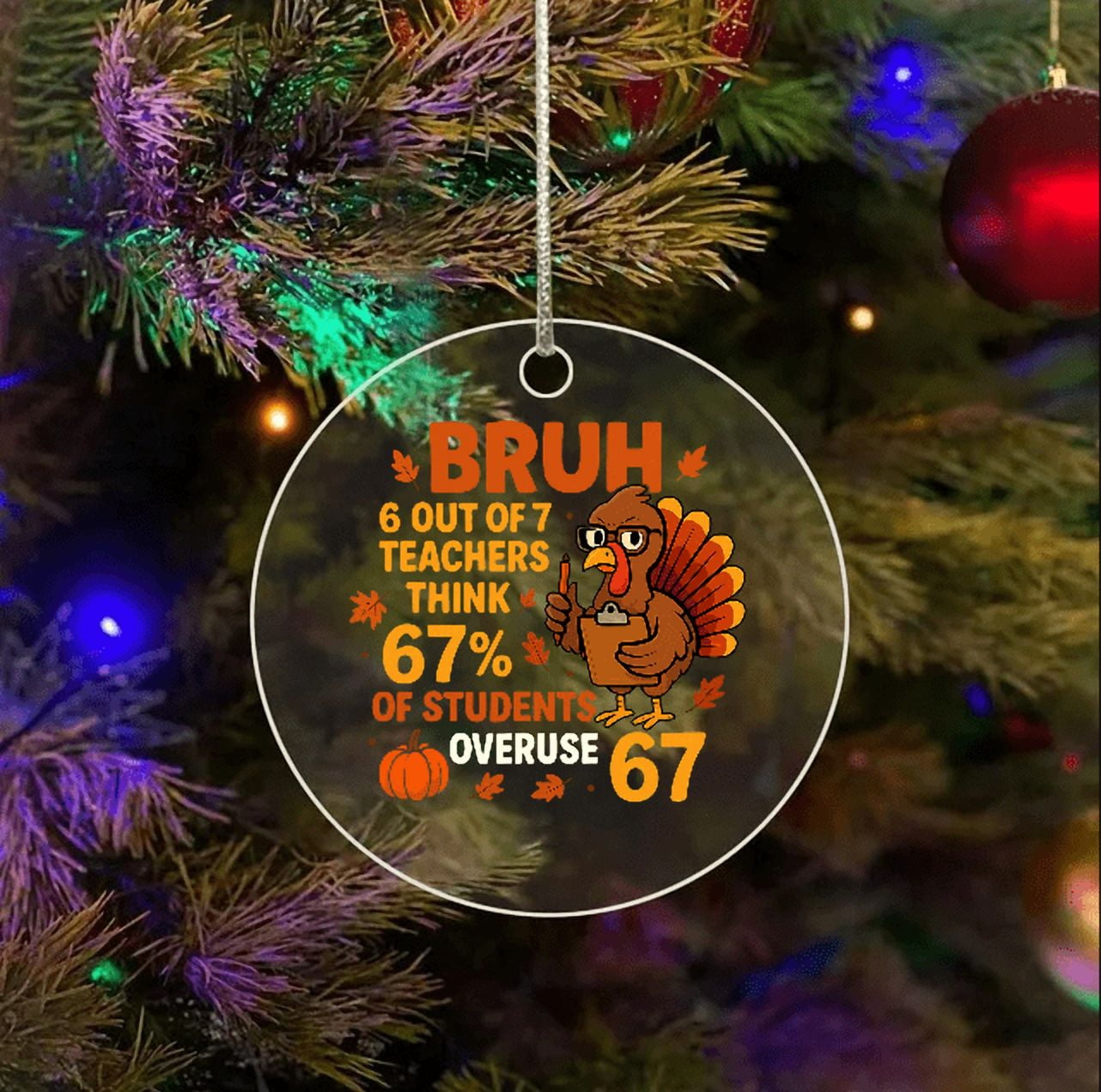 Bruh 6 Out Of 7 Teachers Think 67 Of Students Overuse 67 Ornament, Home ...