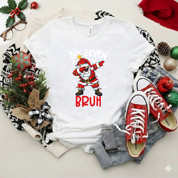 Bruh 67 Gen Alpha Meme Funny Holiday Youth Slang Humor Unisex T-Shirt ...
