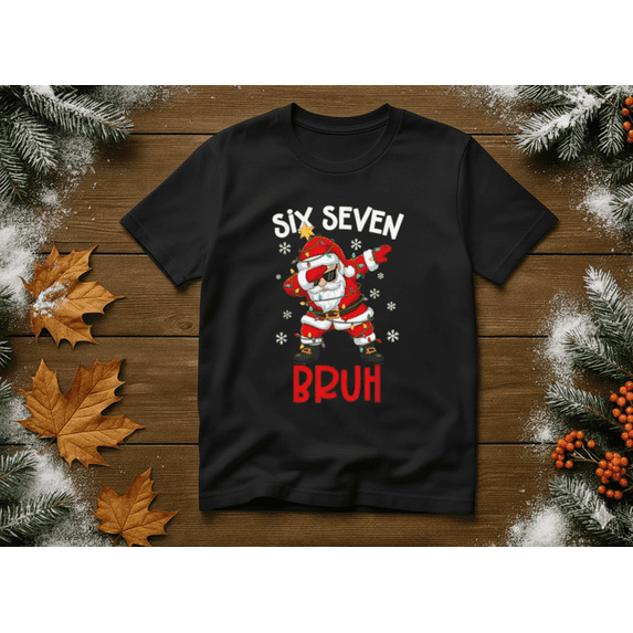 Bruh 67 Meme Funny Gen Alpha Christmas Holiday Humor Unisex T-Shirt, up ...