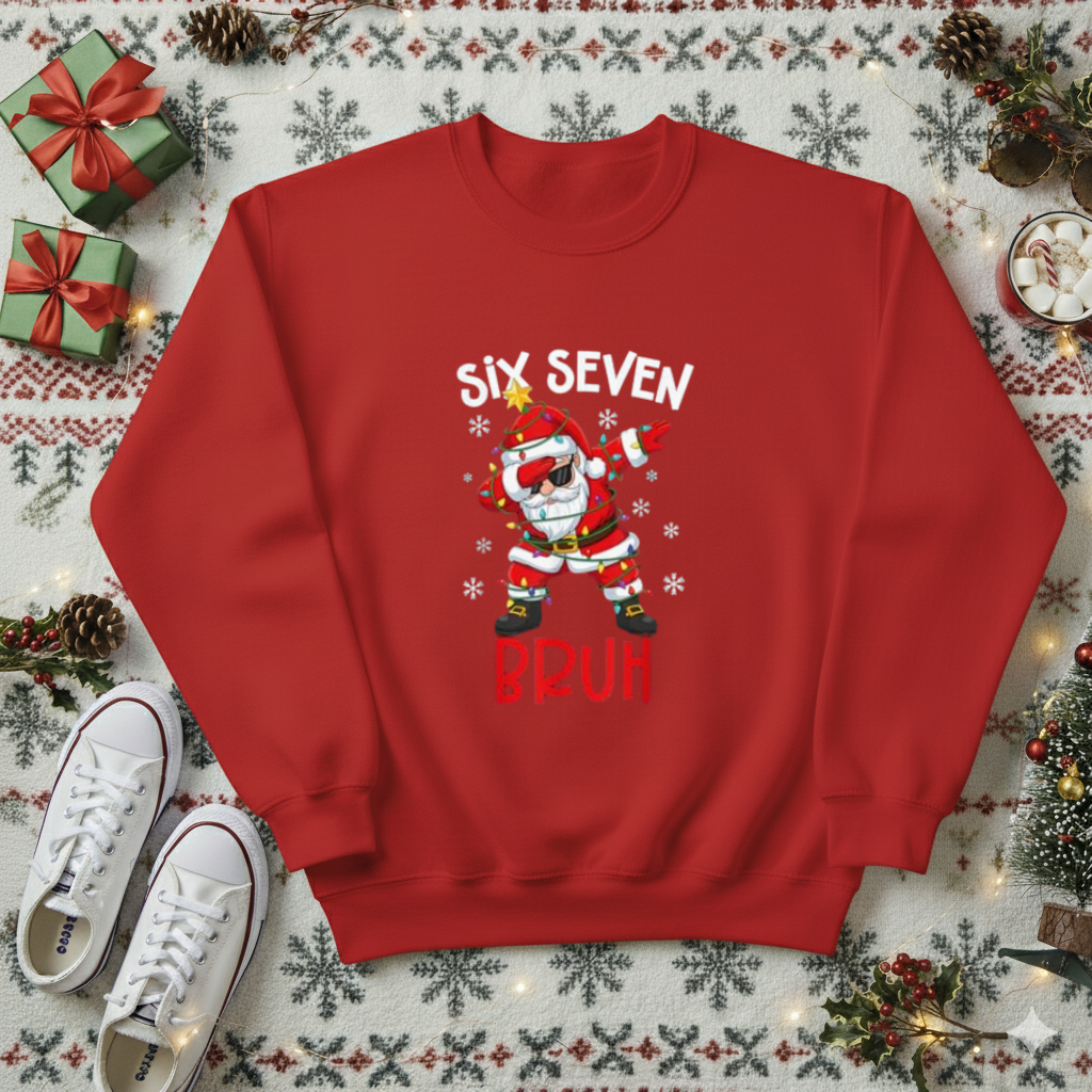 Bruh 67 Meme Funny Gen Alpha Holiday Humor Viral Trend Sweatshirt, up ...