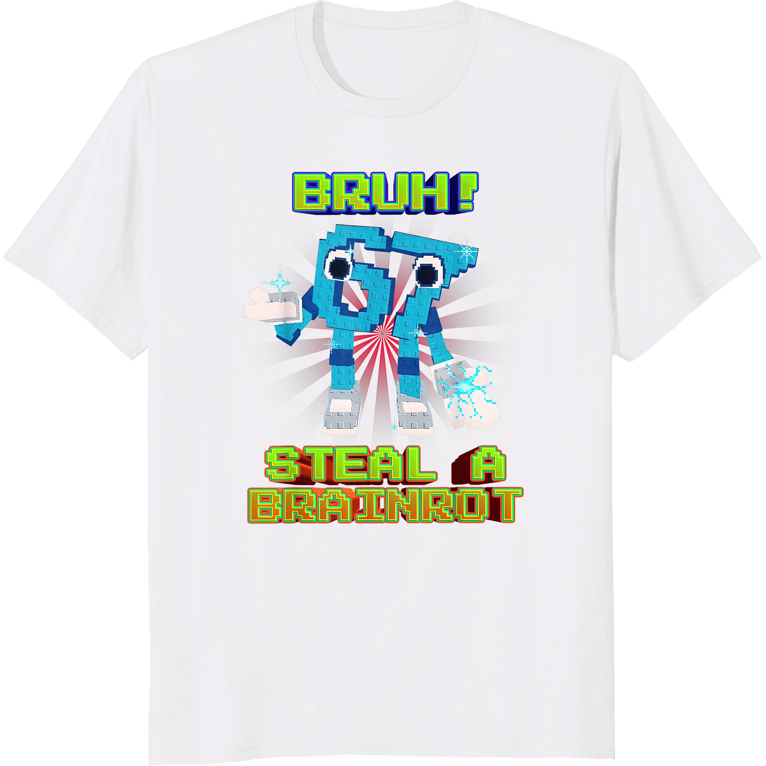 Bruh 67 Six Seven 6-7 Funny Brainrot Steal A Brainrot Tshirt ,Full ...