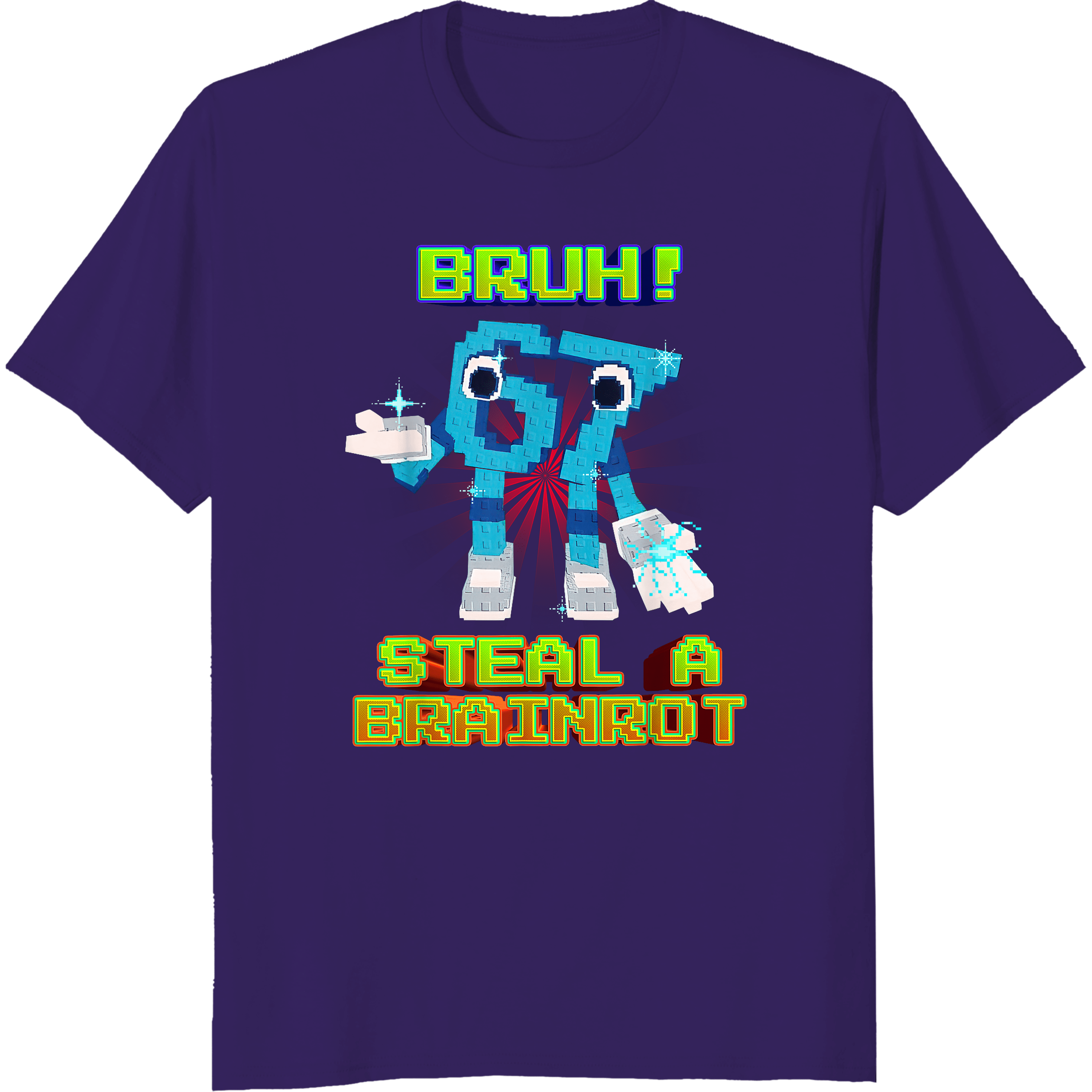 Bruh 67 Six Seven 6-7 Funny Brainrot Steal A Brainrot Tshirt ,Full ...
