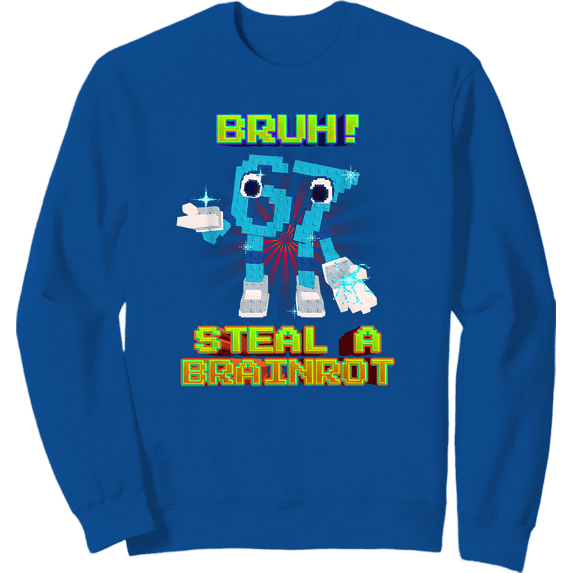 Bruh 67 Six Seven 6-7 Funny Brainrot Steal A Brainrot Unisex SweatShirt ...