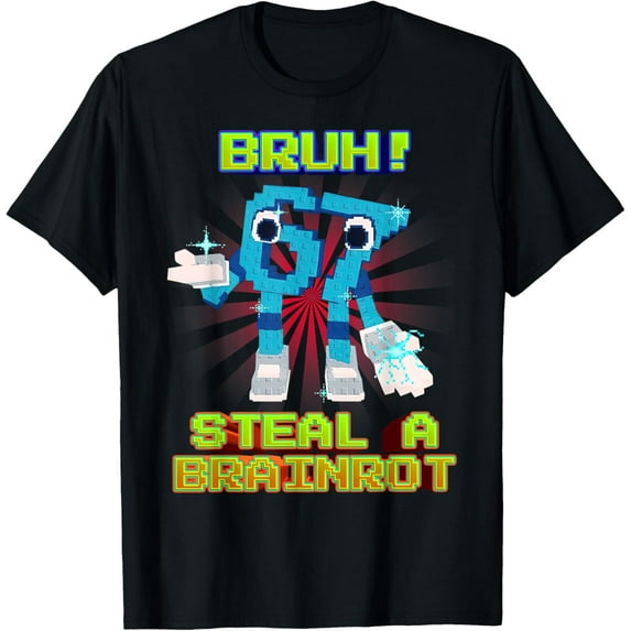 Bruh 67 Six Seven Funny Brainrot Meme Design Fun Slang Club Unisex T ...