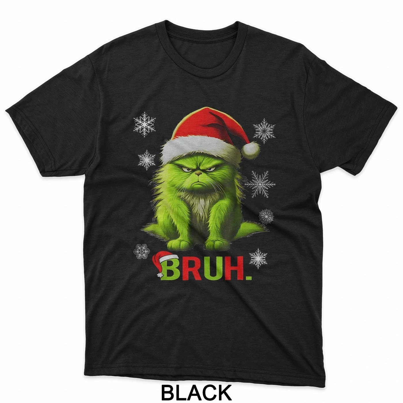 Bruh Cat Meme Holiday Graphic for Teen Boys Funny Christmas Humor ...