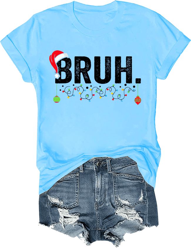 Bruh Christmas Shirt, Merry Christmas Shirt, Bruh Shirt, Bruh Christmas ...