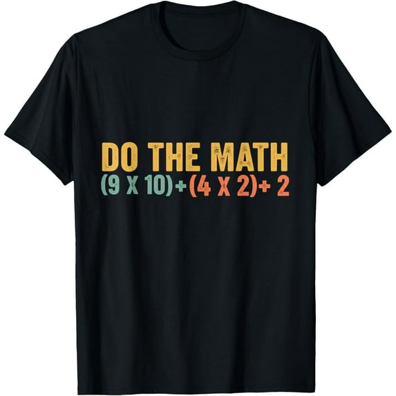 Bruh Do The Math 100 Days of School Math Equation Adult Funny Adult T ...