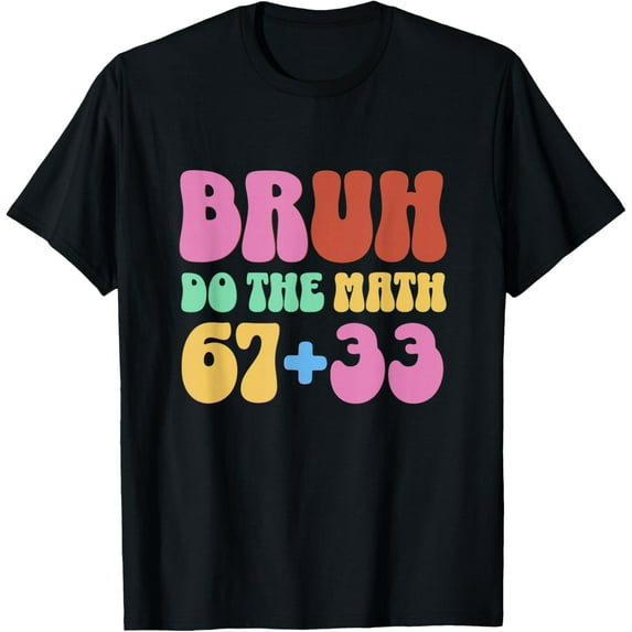 Bruh Do The Math 100 Days of School Math Equation Adult Funny Adult T ...