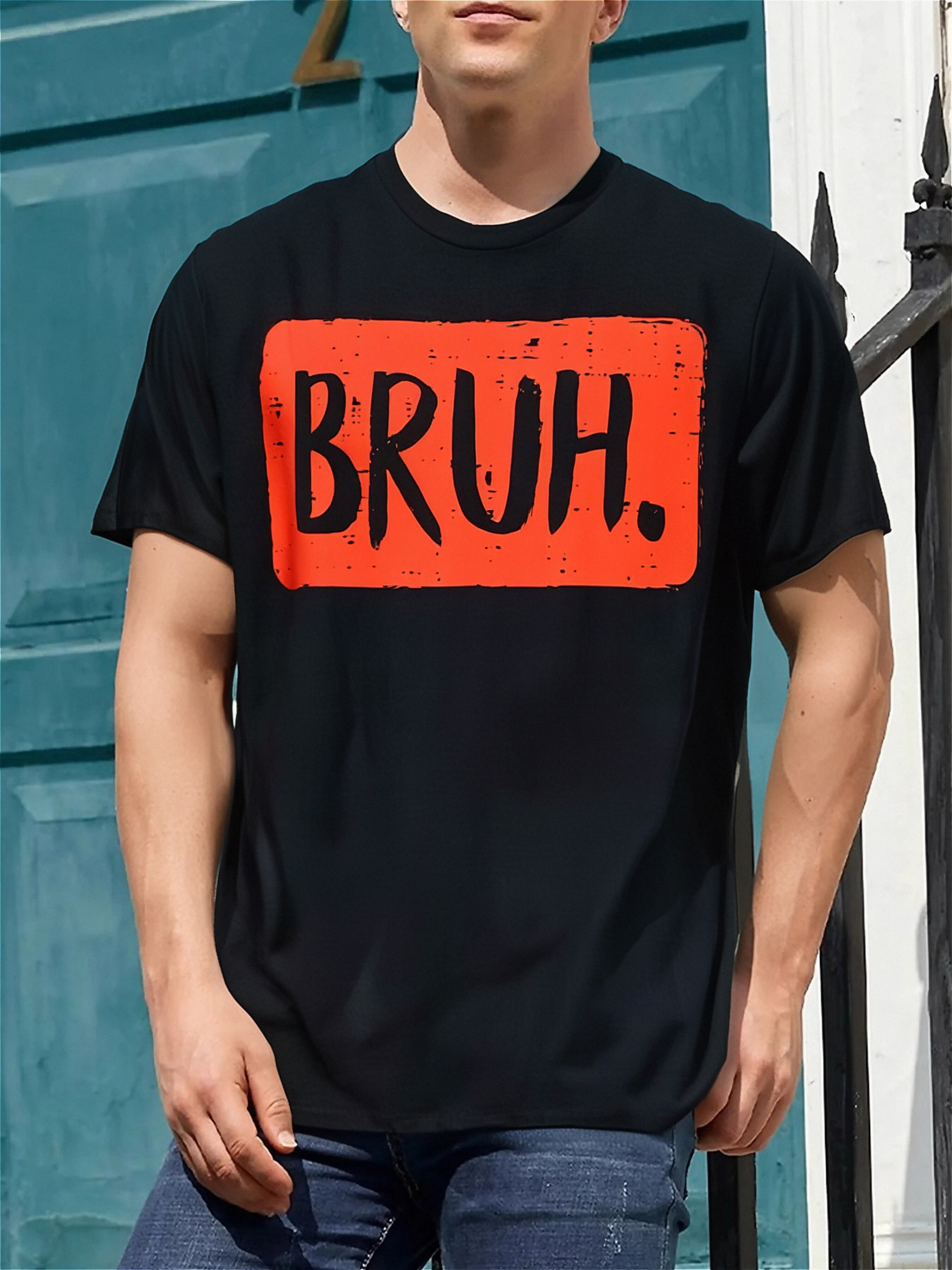 Bruh Funny Saying Meme Bro Mom Slang Boy Girls ns Youth T-Shirt220g Tee For Adult, Men, Women ...