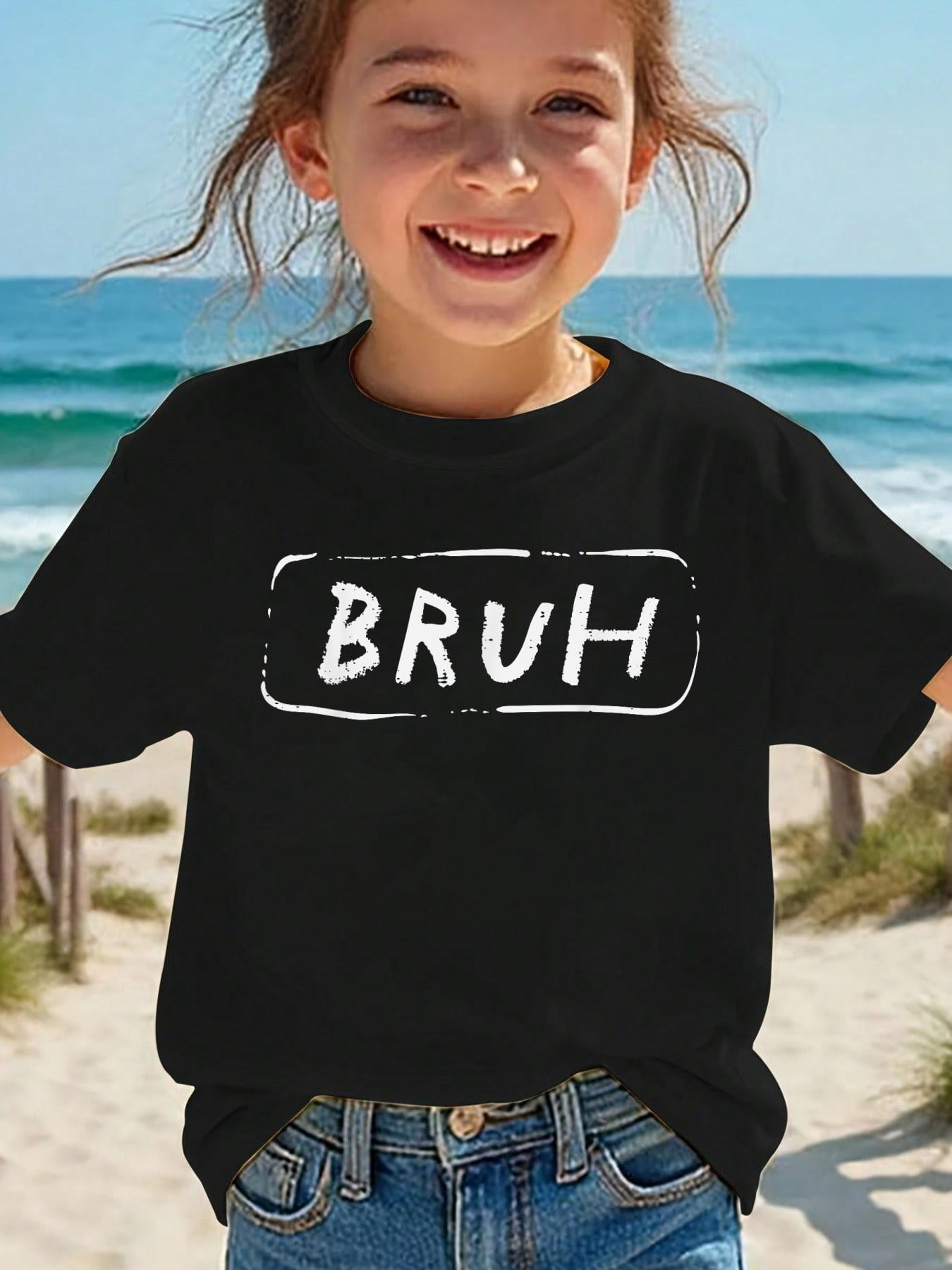 Bruh Funny Saying Slang Brother Meme Brah Men Women Kids T-Shirt ...