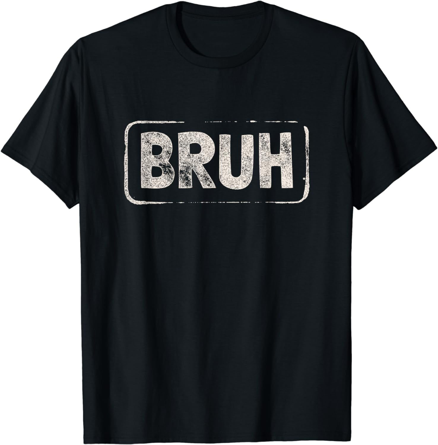 Bruh Gamer Slang Meme Design Short Sleeve T-Shirt - Walmart.com