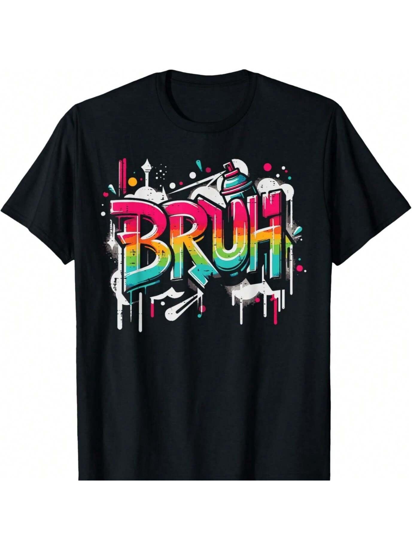 Bruh Graffiti Funny Saying Street Art Meme Mens T-Shirt - Walmart.com