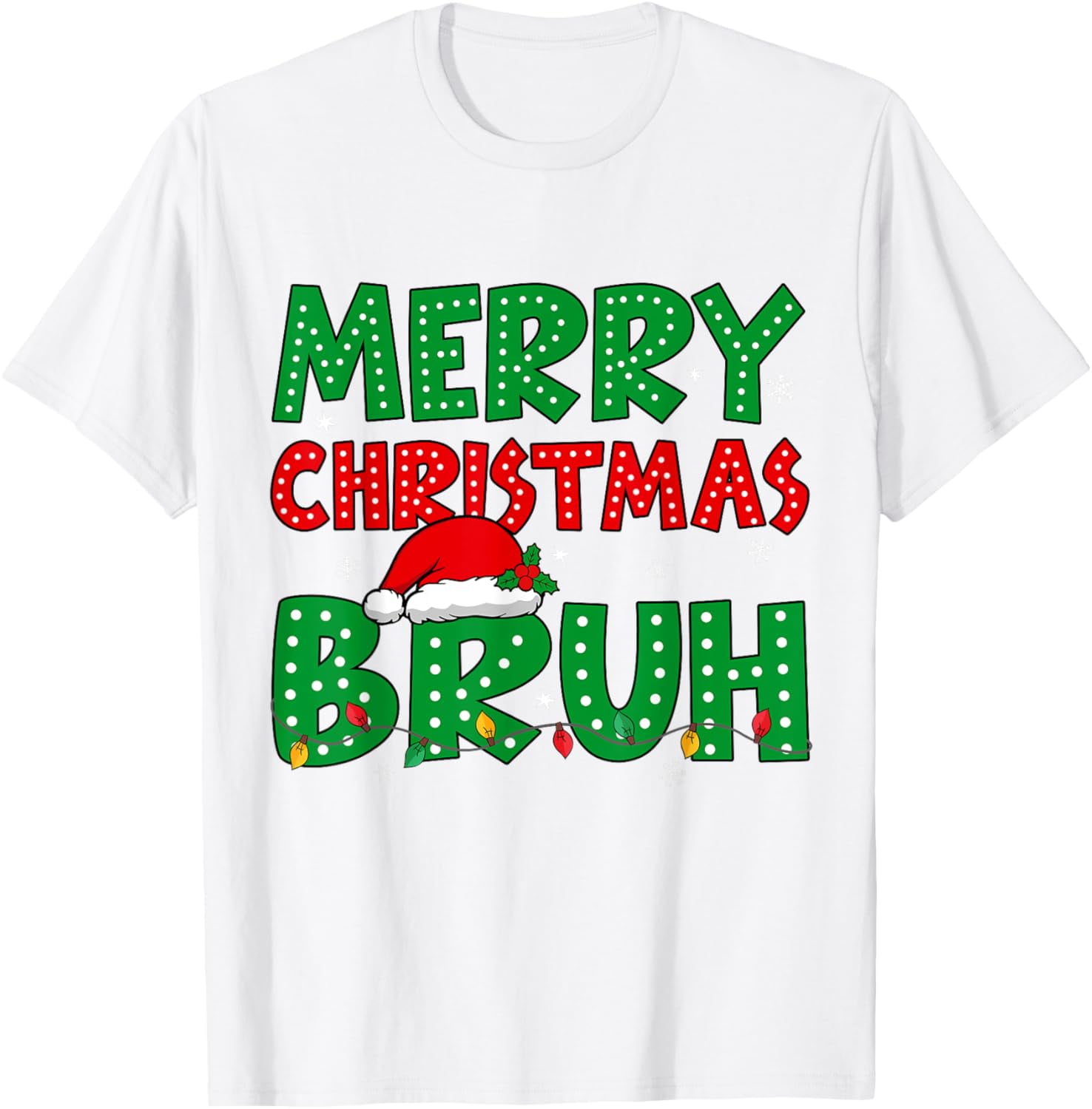 Bruh Meme Funny Saying Bro Greeting Teens Boys Men Christmas T-Shirt ...
