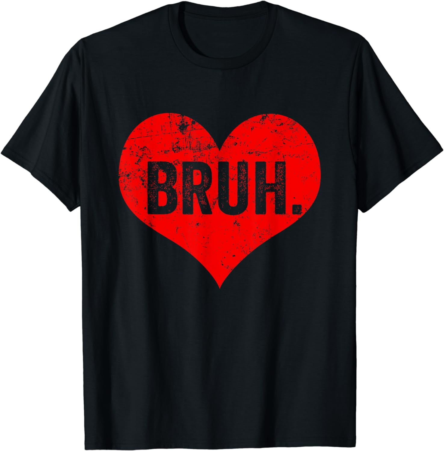 Bruh Meme Funny Saying Bro Greeting Teens Boys Valentines T-Shirt ...