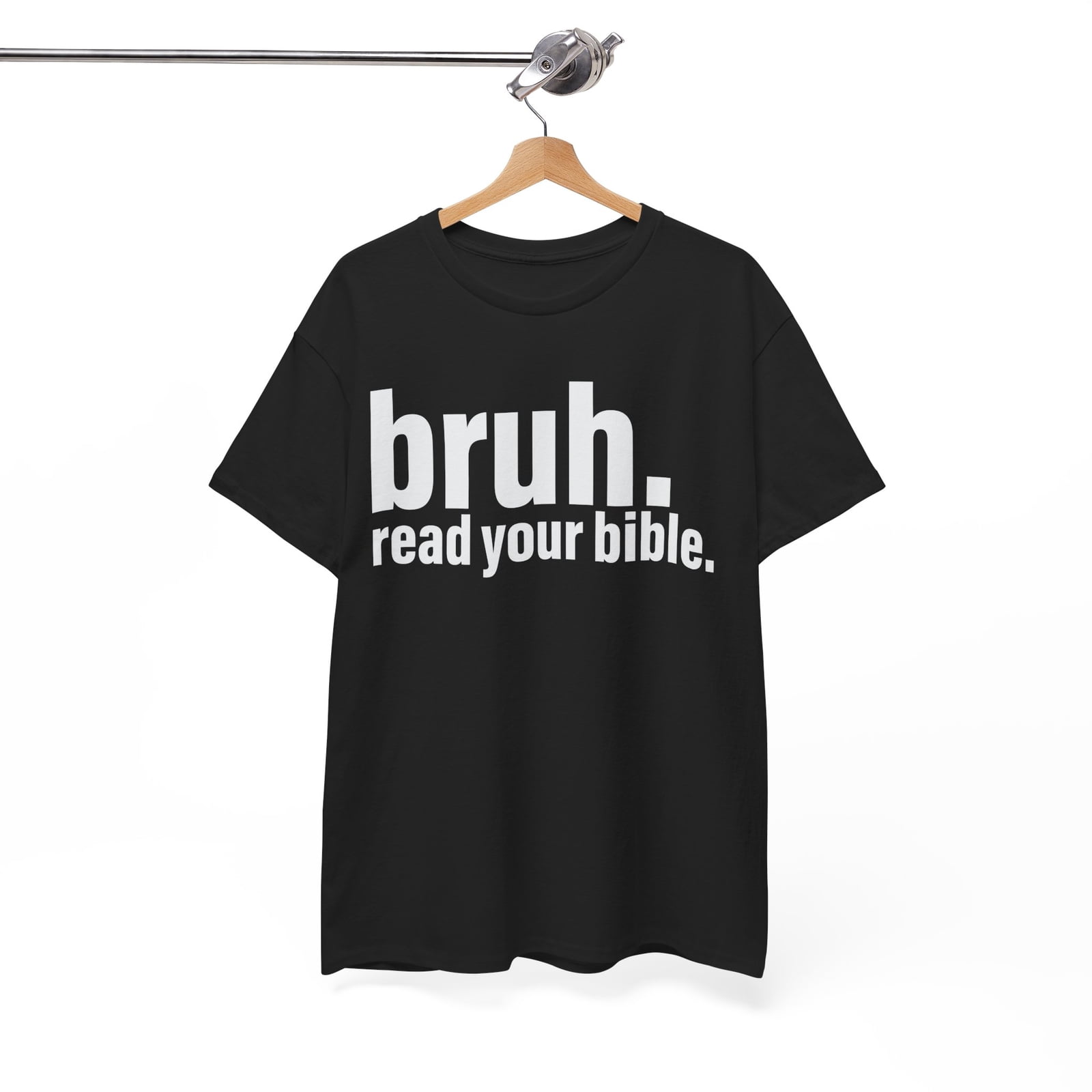 Bruh Meme Read Your Bible God Modern Christian Church T-Shirt - Walmart.com