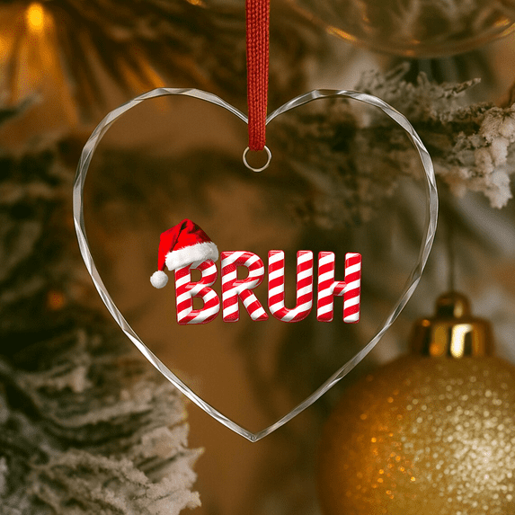 Bruh Noel Candy Cane For Boys Funny Noel Bruh Orrnament Anniversary ...