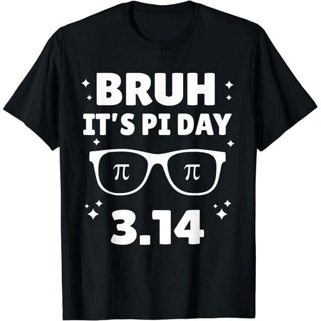 Bruh Pi Day 3.14 Pi Symbol Funny Pi Day Teachers Math Lovers T-Shirt ...
