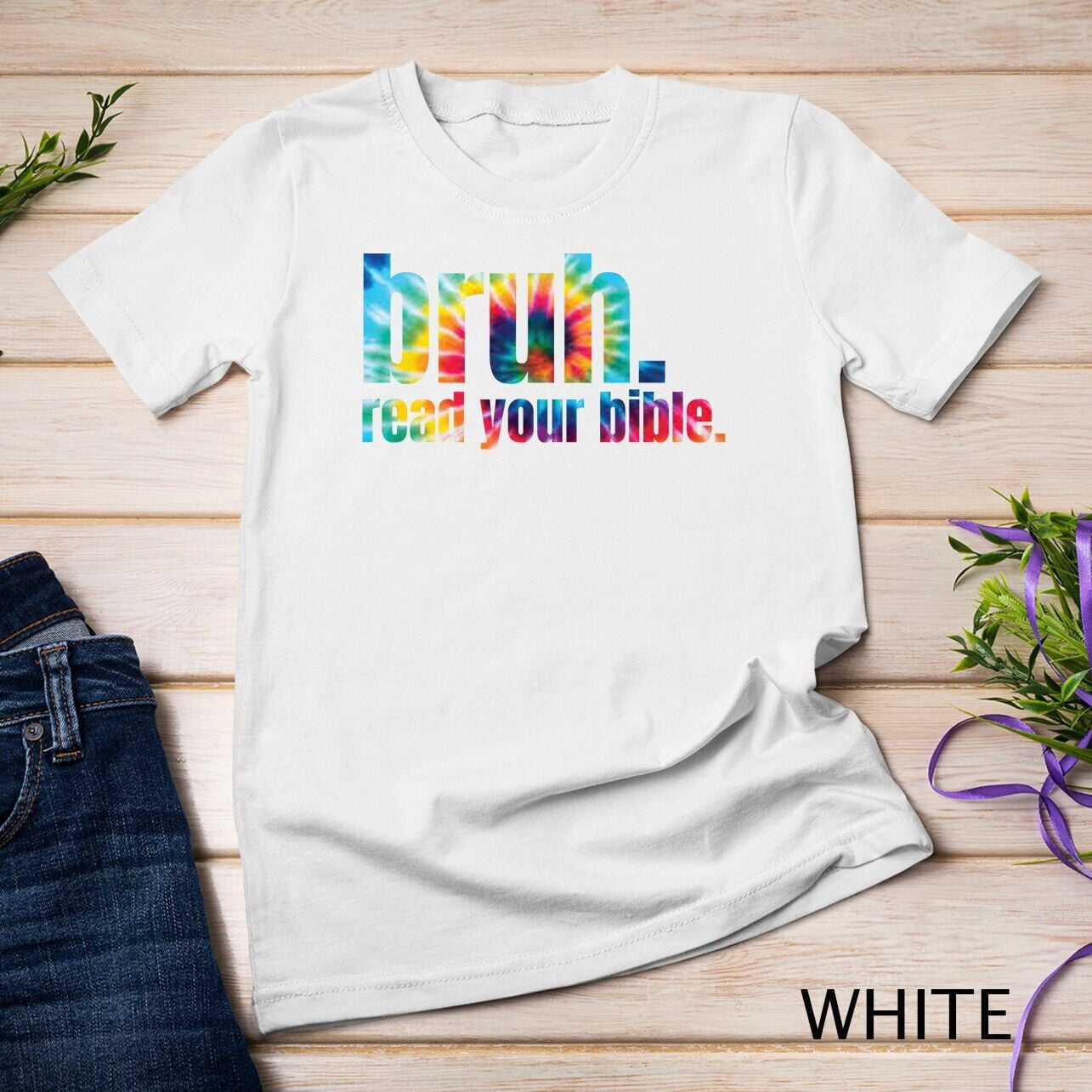 Bruh Read Your Bible God Modern Christian Church T-Shirt - Walmart.com