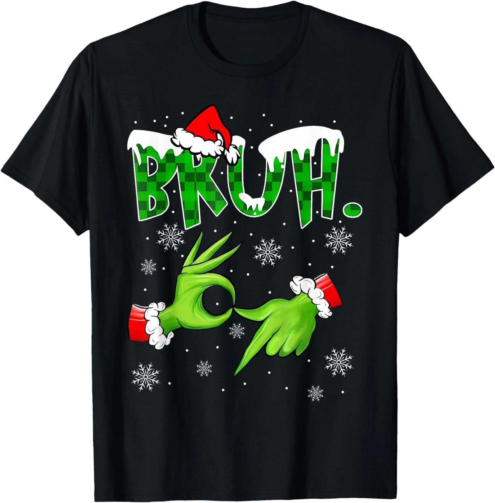 Bruh Six Seven Christmas Funny Youth Culture Meme up to Size 5XL Unisex ...