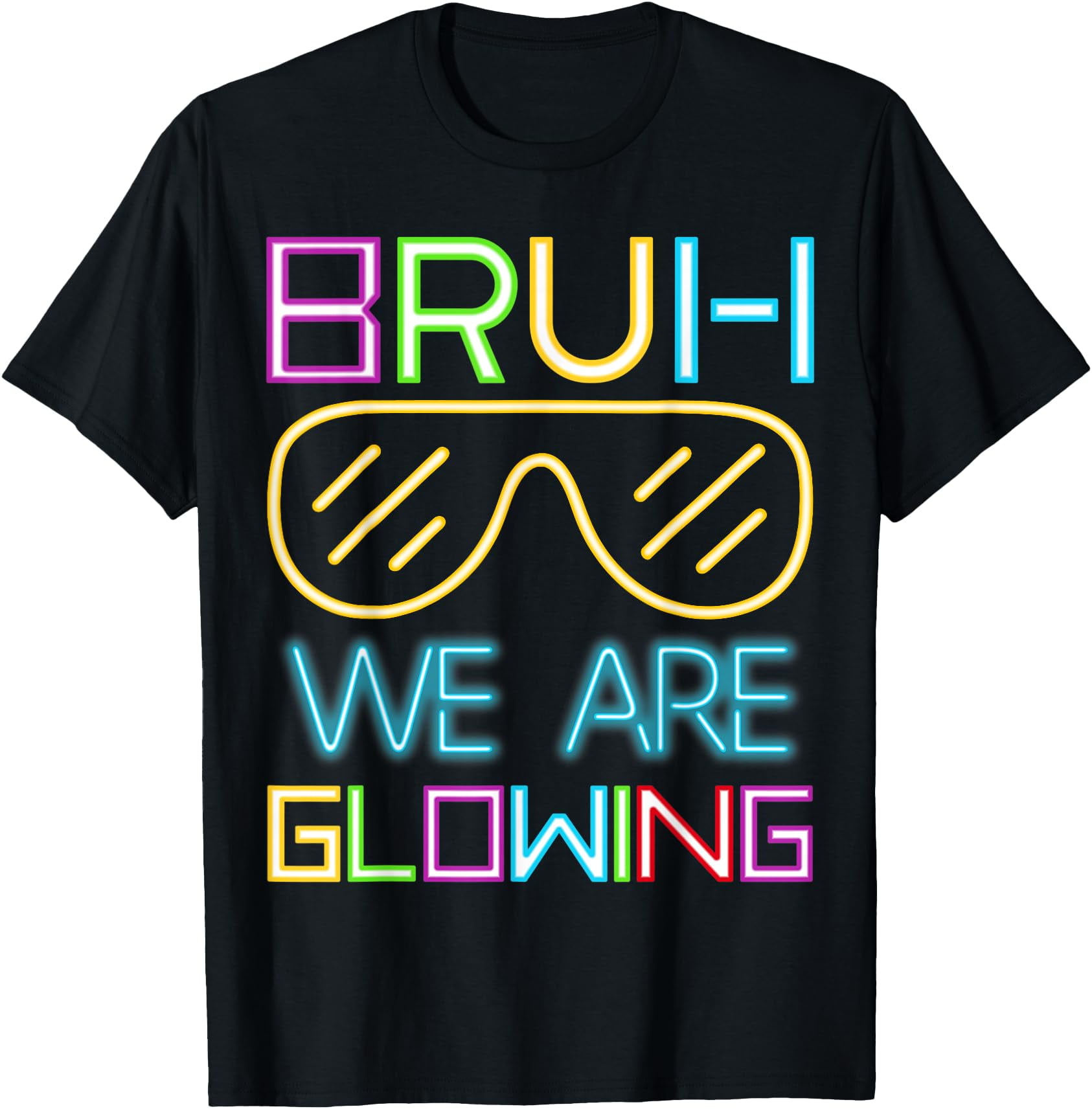 Bruh We Are Glowing In My Glowing Era Hello Summer Vacation T-Shirt ...
