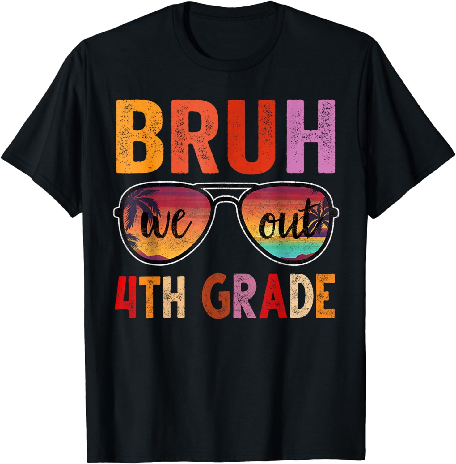 Bruh We Out 4th Grade Cute End Of School Year T-Shirt - Walmart.com
