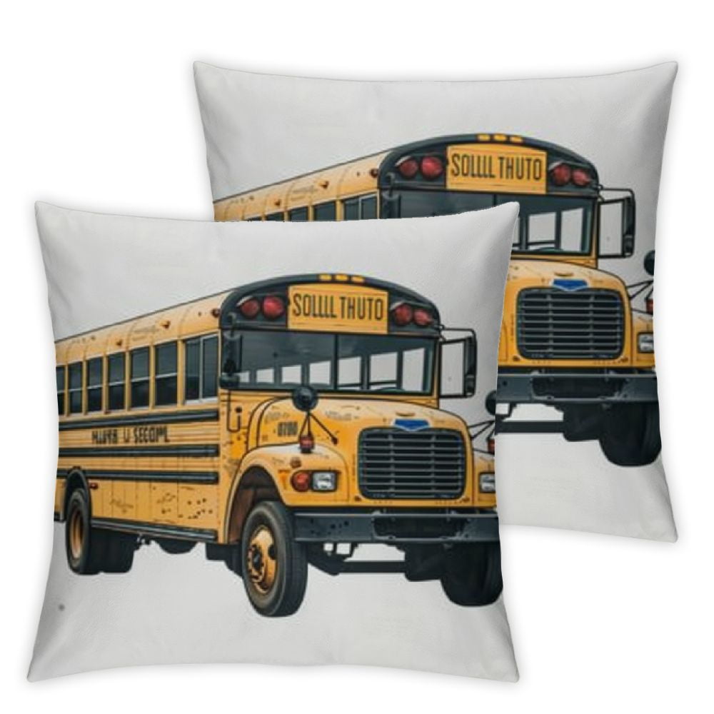 Bruh We Out Last Of Day School Bus Driver Teacher Student Throw Pillow ...