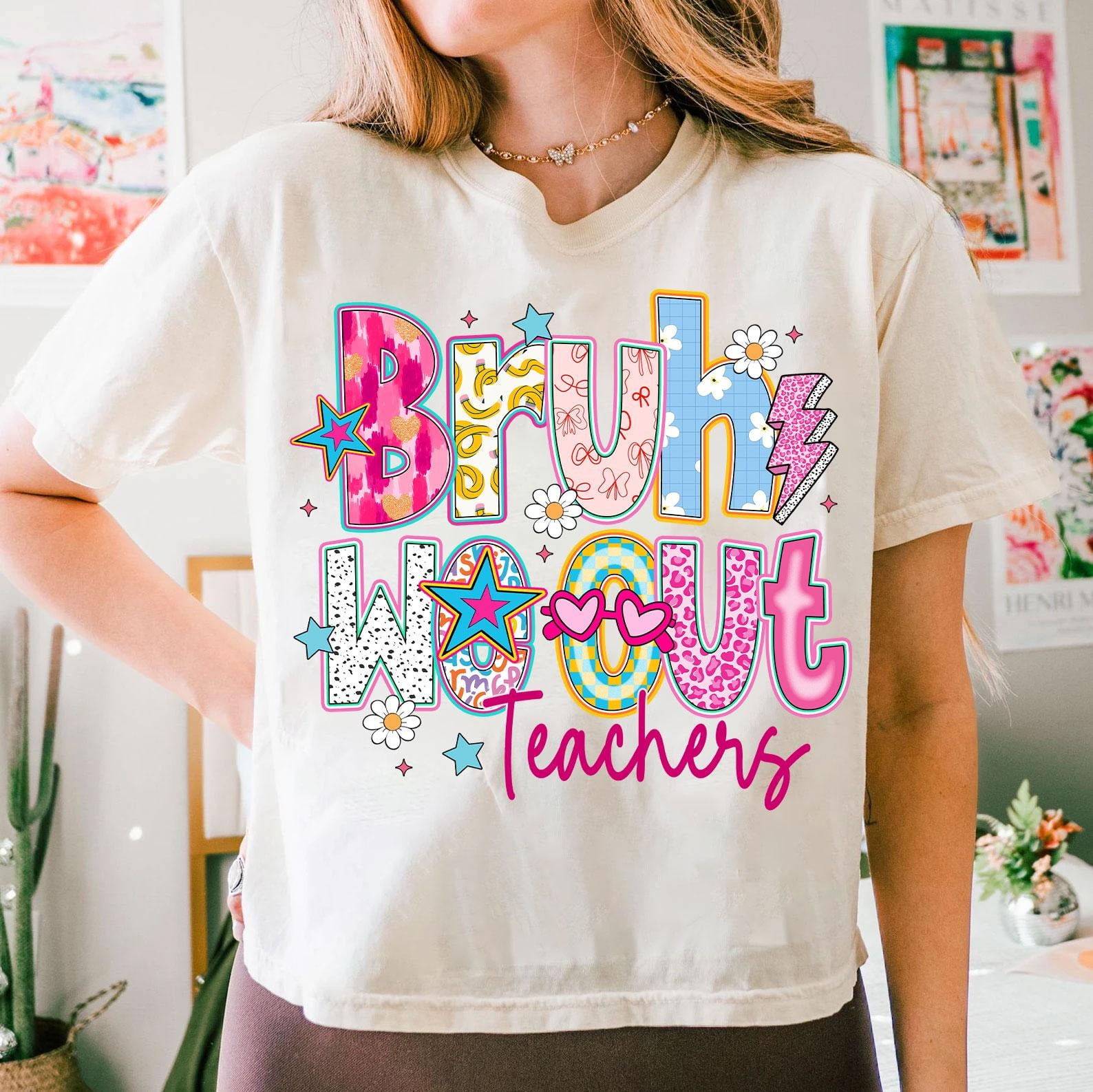 Bruh We Out Teachers T-Shirt, Last Day of School Shirt, Summer Teacher ...