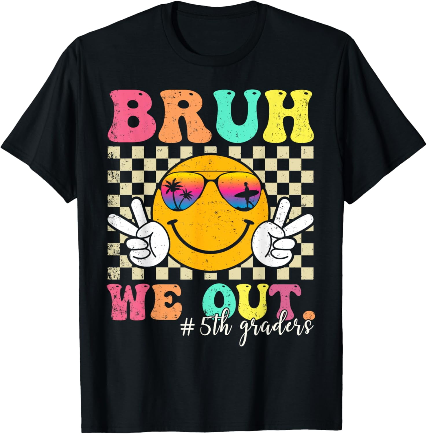 Bruh We out 5th Graders Fifth Grade Graduation Class 2025 T-Shirt ...
