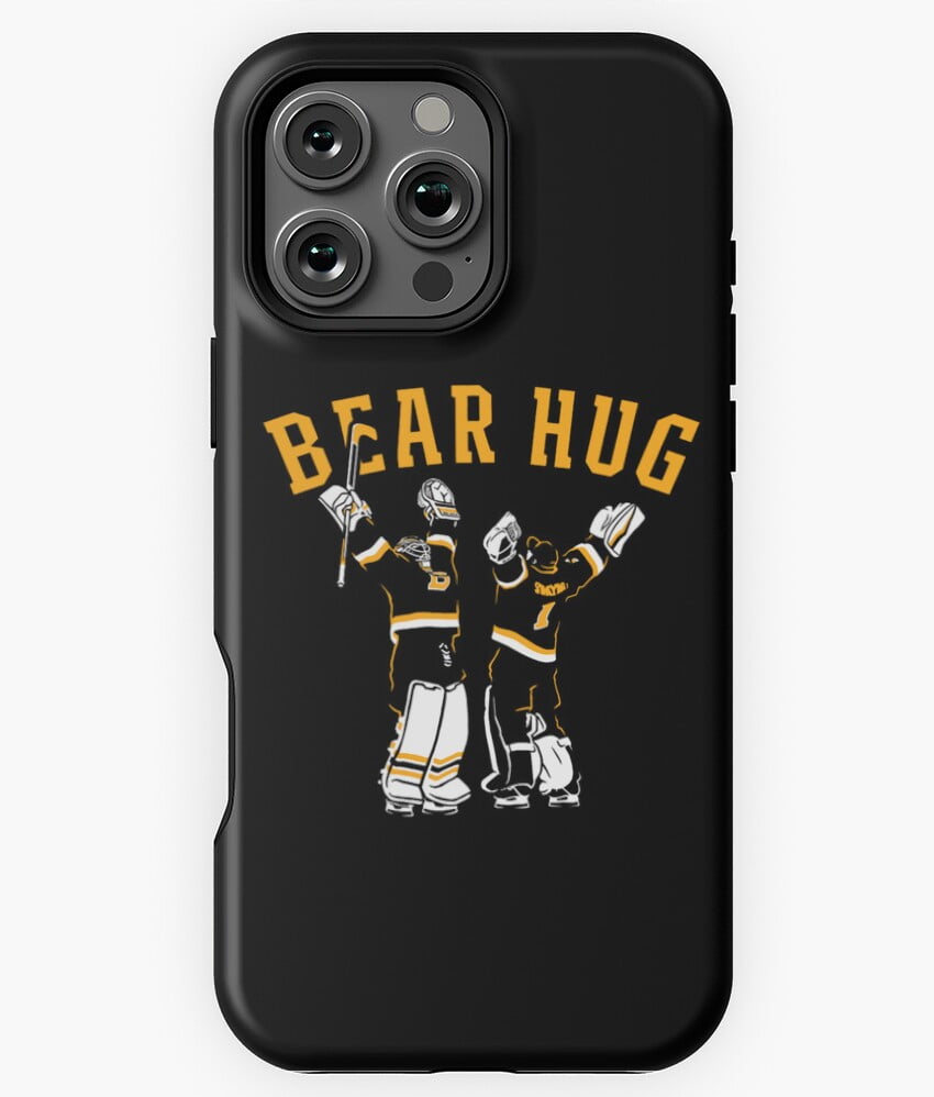 Bruins Goalie Bear Hug Boston Hockey M08544 Phone case for iPhone 11 to ...