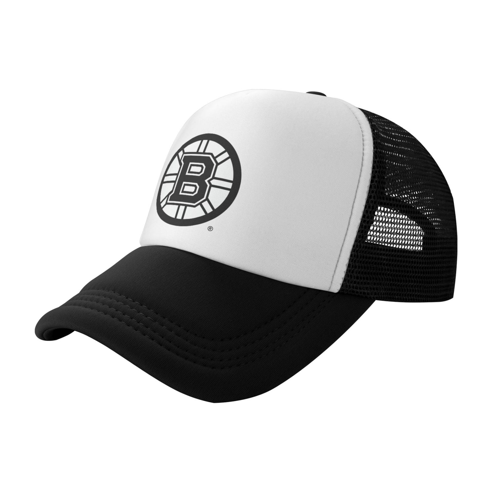 Bruins Ice Hockey Team Breathable Mesh Baseball Cap, Cool Baseball Caps ...