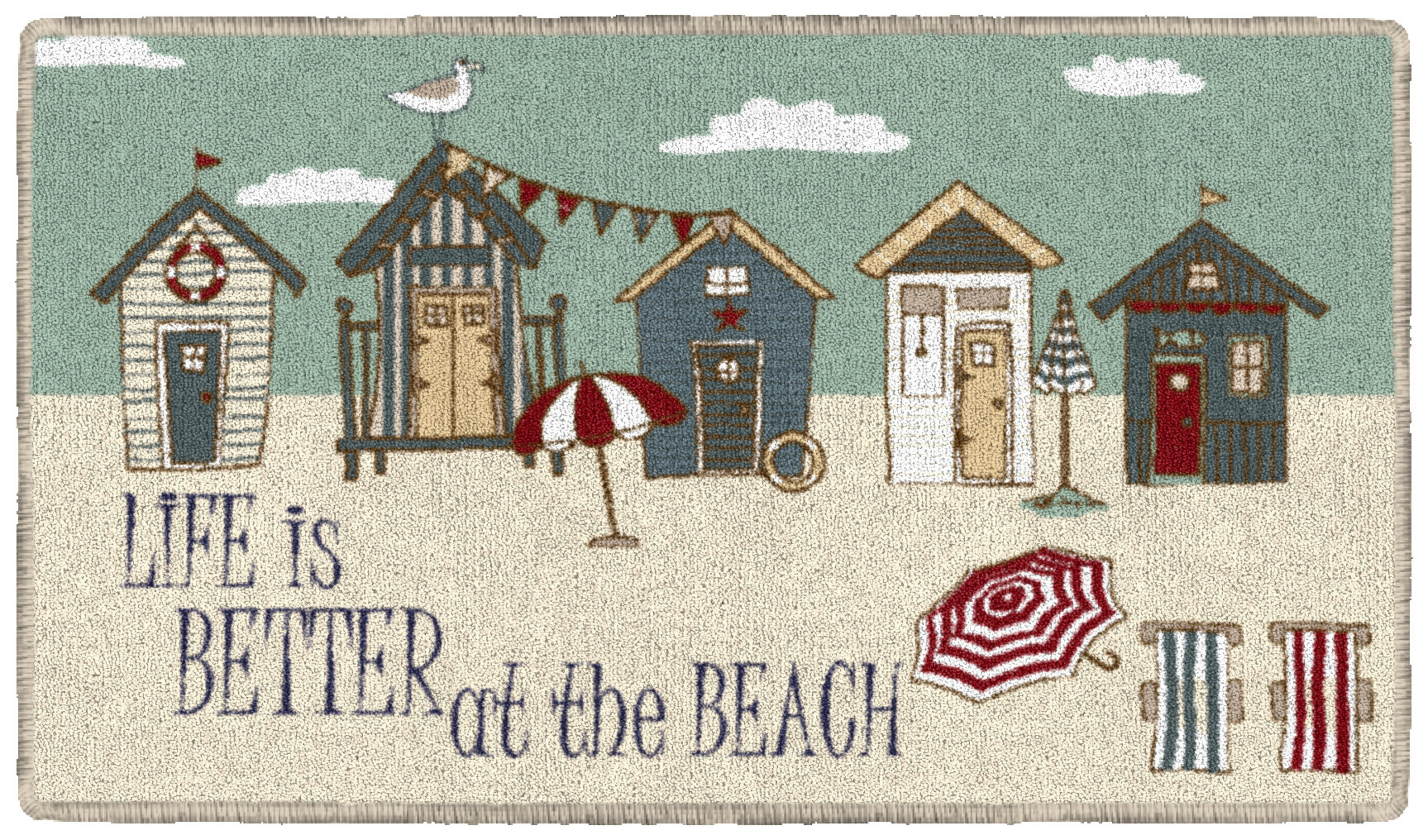Brumlow Mills Better At The Beach Area Rug, 1'8" x 2'10" - Walmart.com