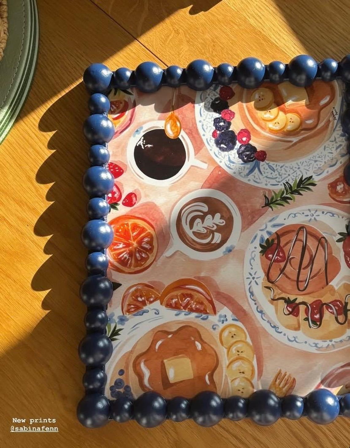 Brunch Art Poster Cozy Breakfast Scene (Multiple Sizes Available ...