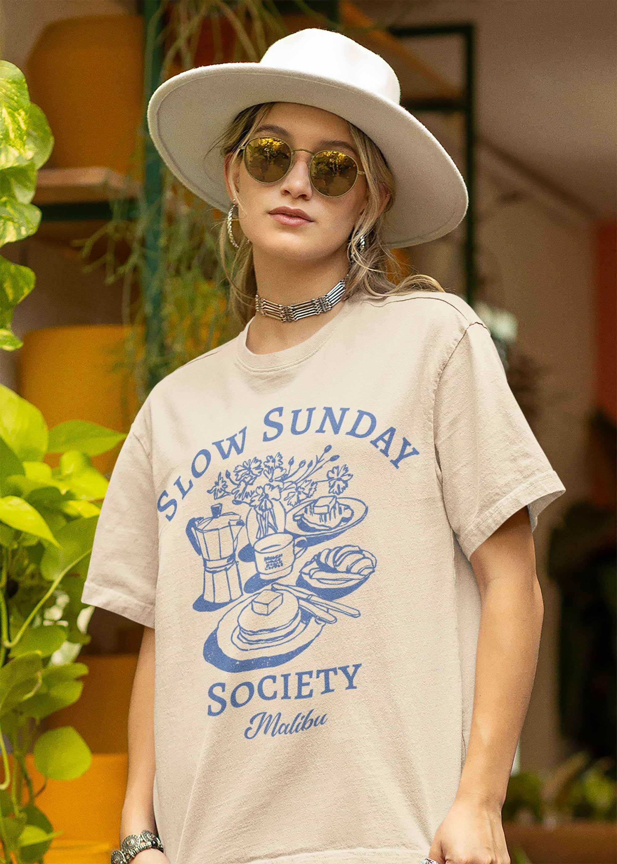 Brunch Tee T-Shirt Breakfast Club Tshirt Trendy Boho Summer Shirt ...