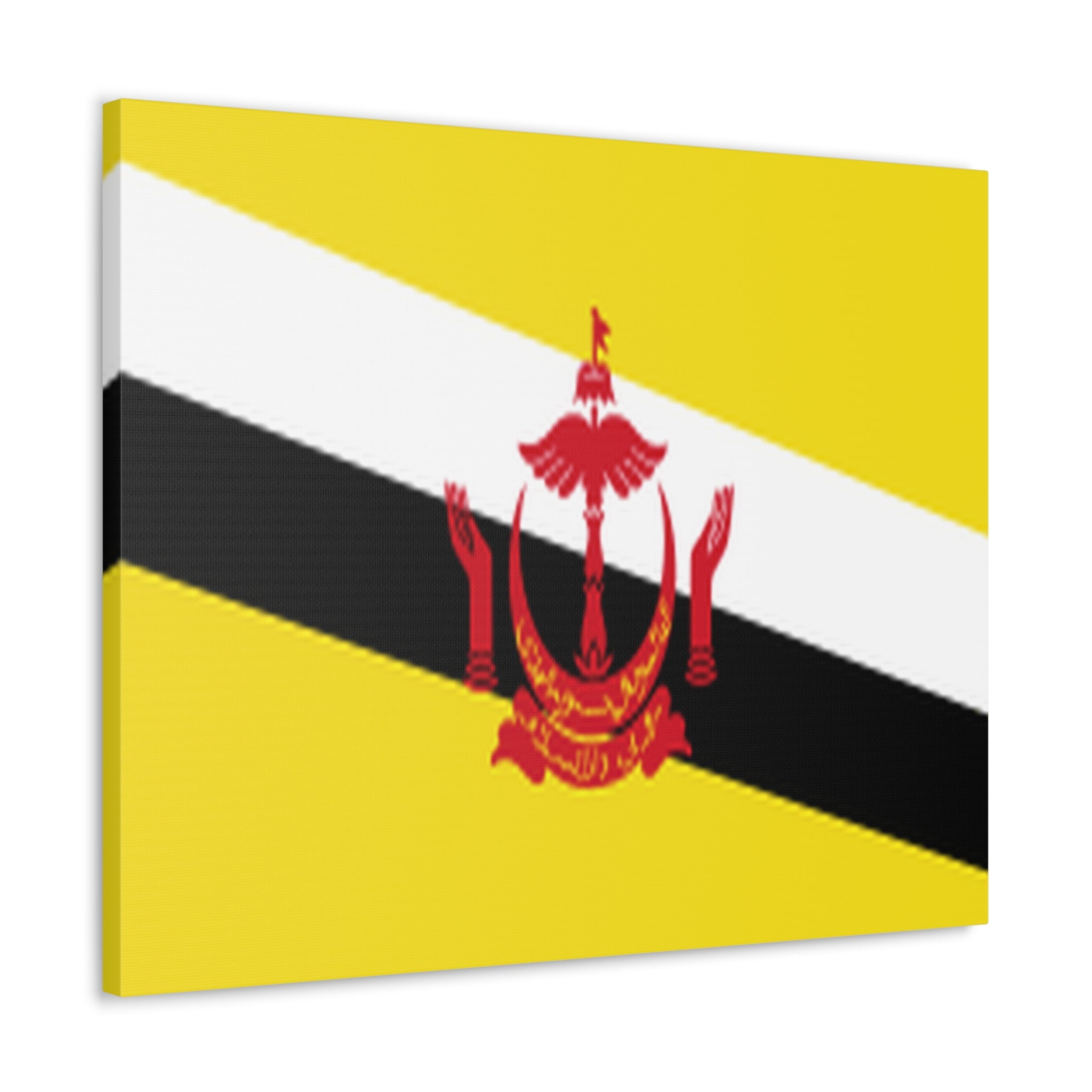 Brunei Country Flag Canvas Vibrant Wall Art Unframed Home Decor ...
