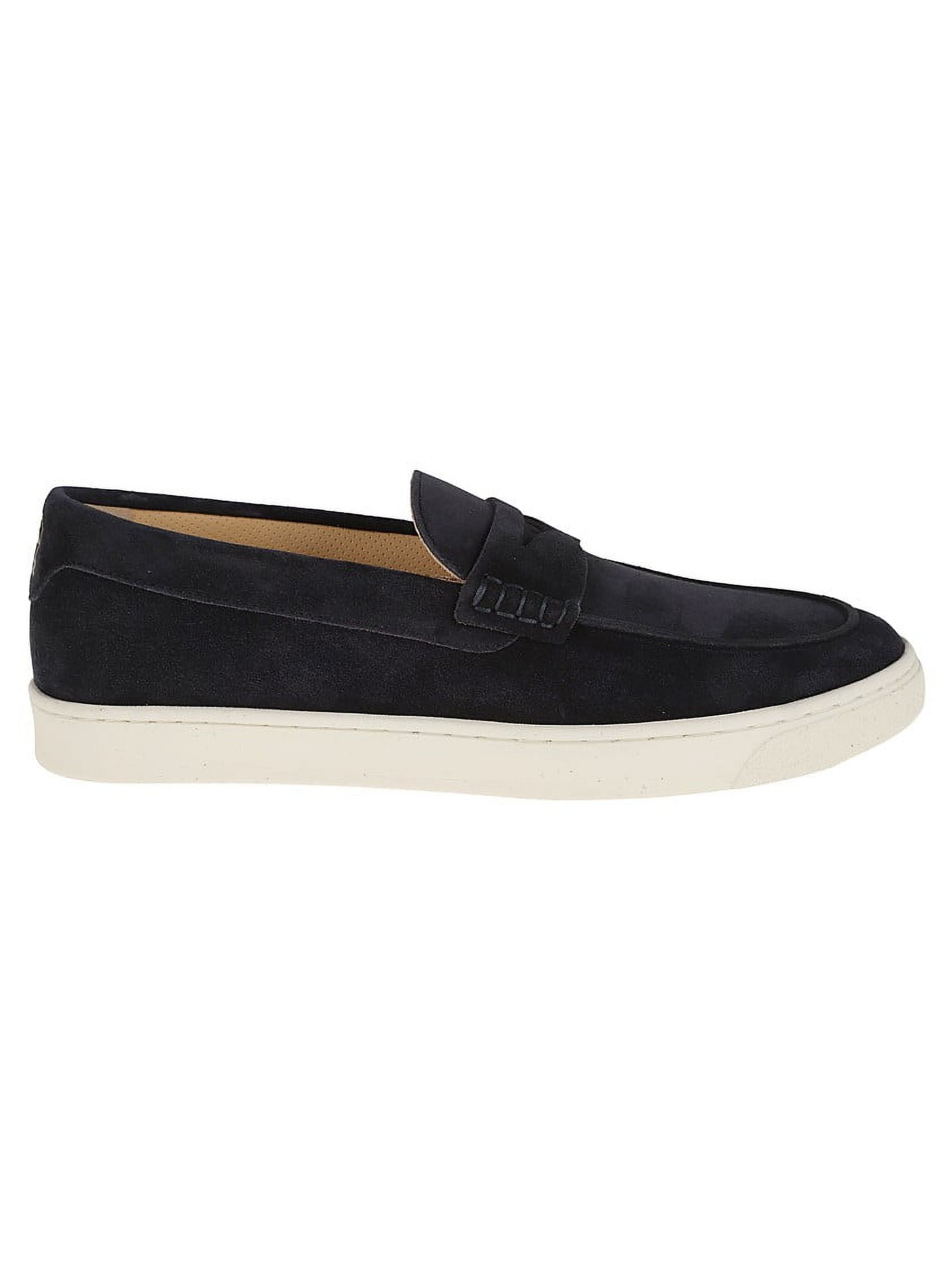 Brunello Cucinelli Refined Suede Moccasin Blue (Men's) - Walmart.com
