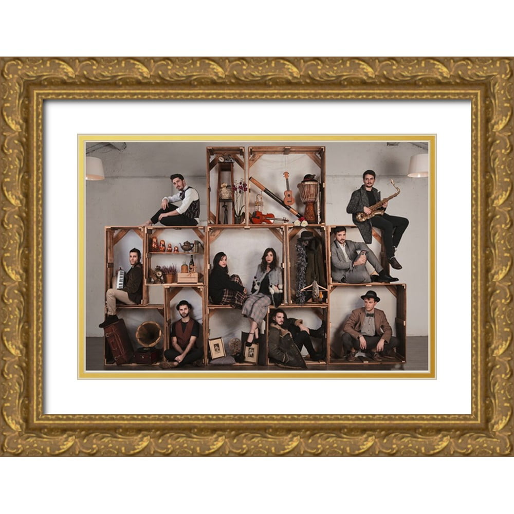 Bruno, Giacomo 32x23 Gold Ornate Wood Framed with Double Matting Museum ...