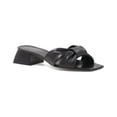 Bruno Magli Antonia Leather Mule, 9, Black - Walmart.com